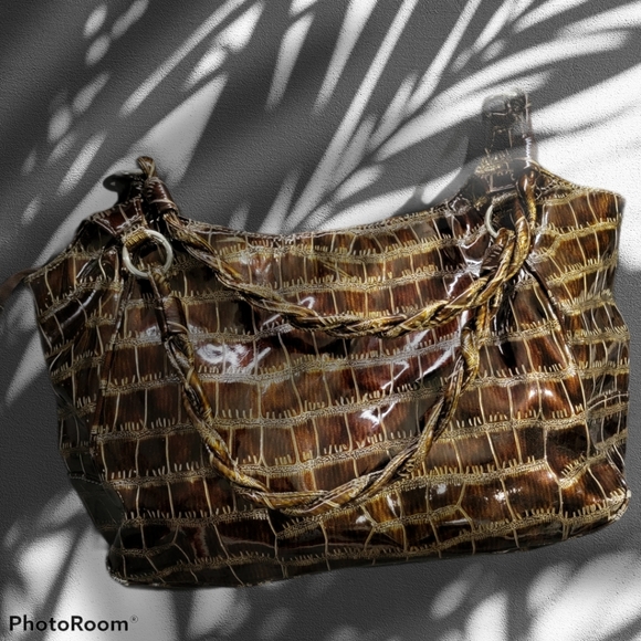 Sag Harbor | Bags | Sag Harbor Shoulderbag Beautiful Brown Faux ...